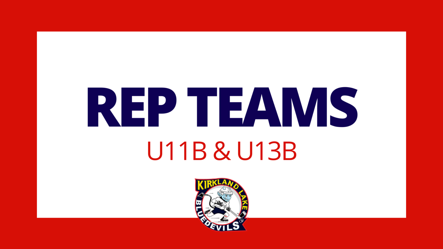 Rep Teams in Kirkland Lake - Kirkland Lake Minor Hockey Association